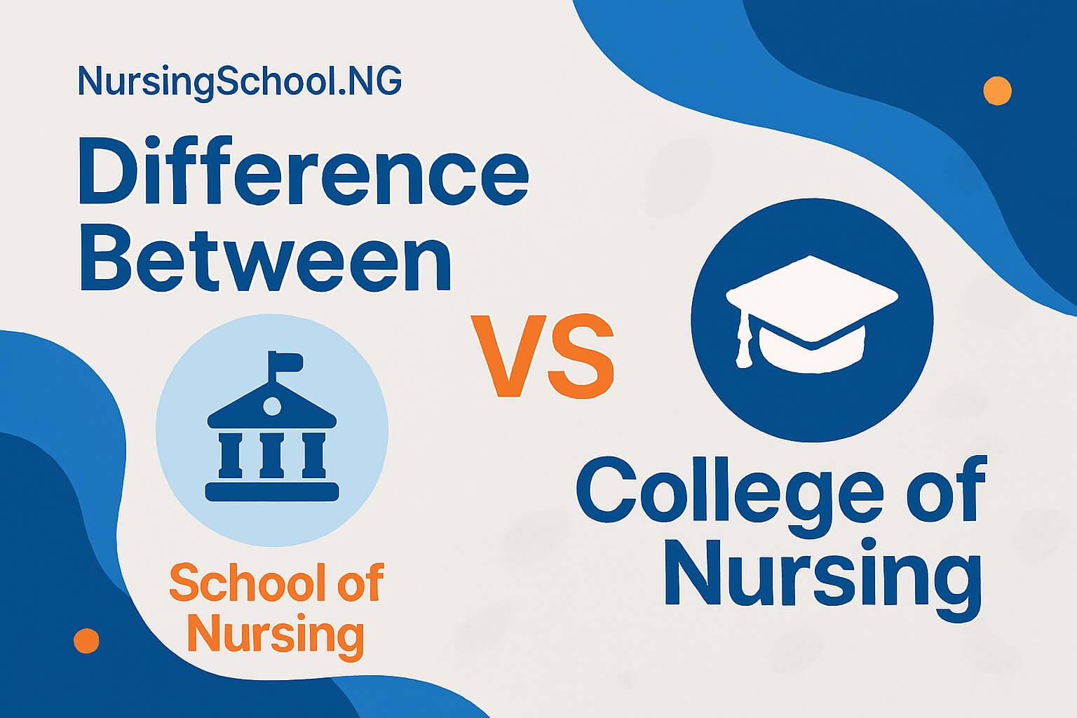 Difference Between School of Nursing and College of Nursing